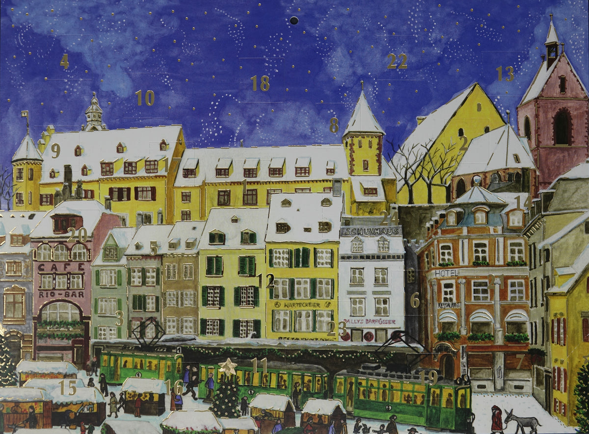 Adventskalender BASEL Weihnachtsmarkt von Bettina Pellanda – kartenparadies.at | Die schönsten ...