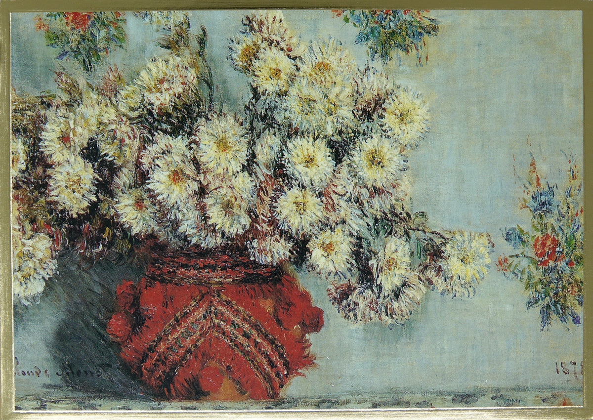 Claude Monet Chrysanthemums – kartenparadies.at | Die schönsten Karten ...