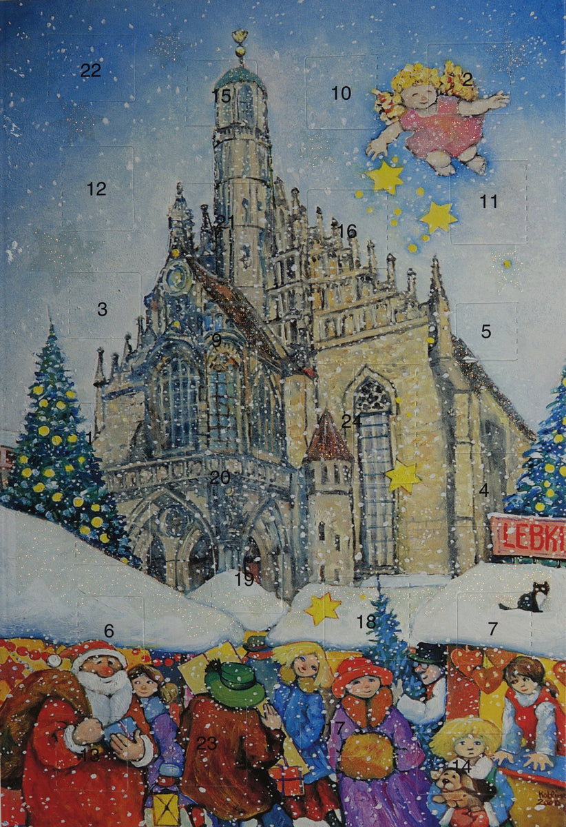 Advent calendar NUREMBERG Advent market 1.5 x17 cm – kartenparadies.at ...