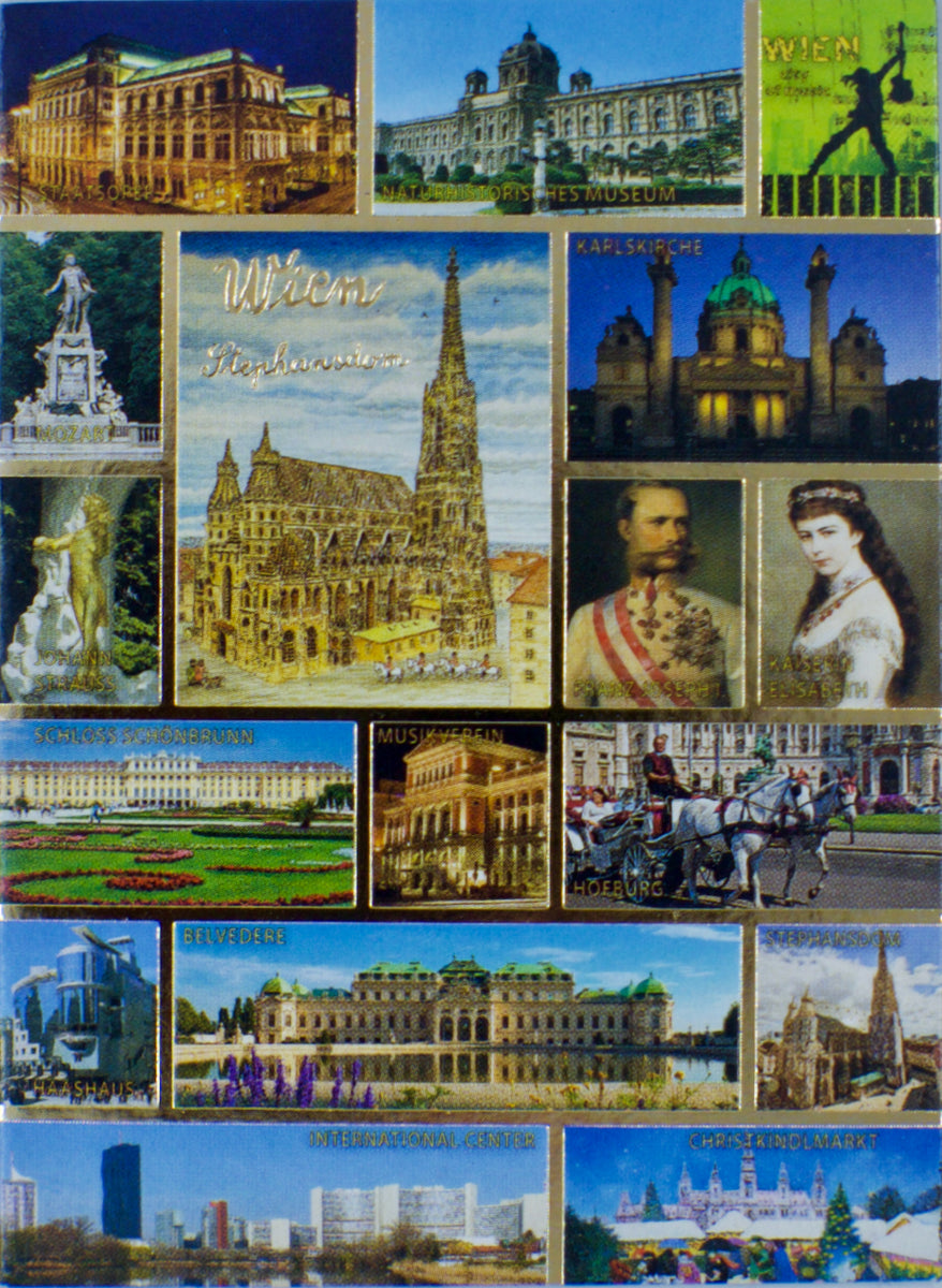Magnet Vienna motif collection 2 – kartenparadies.at | Die schönsten ...