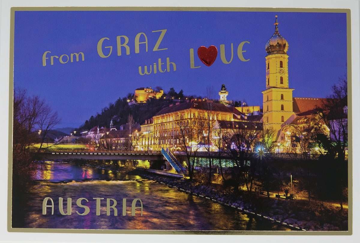 GRAZ evening mood – kartenparadies.at | Die schönsten Karten der Welt